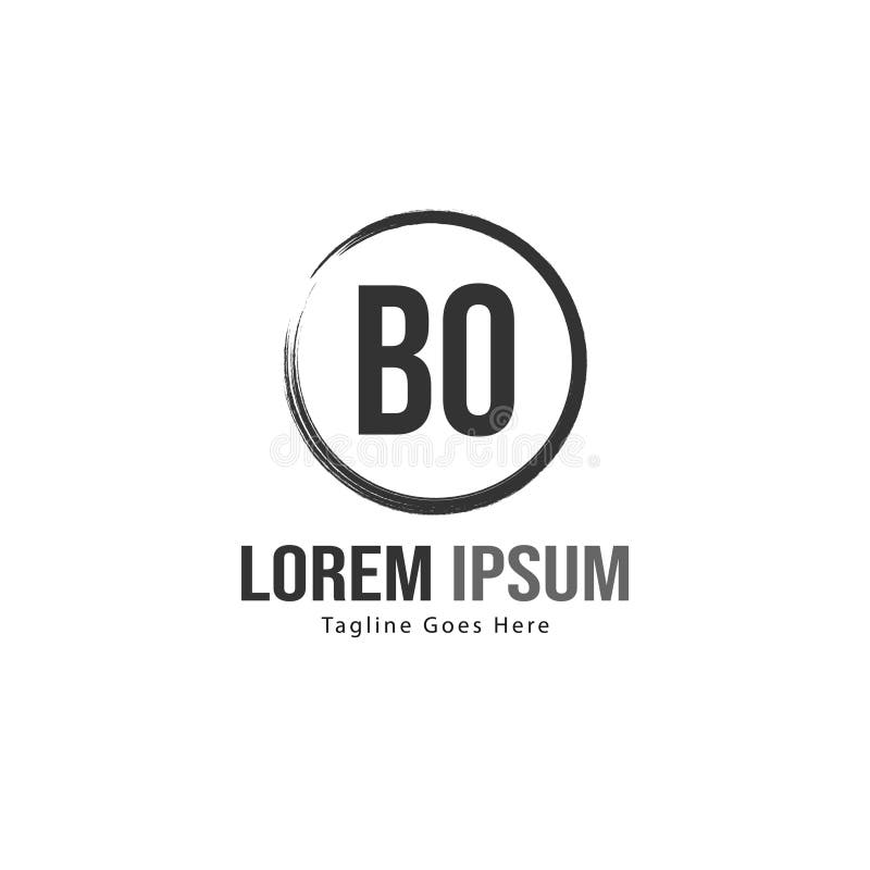 BO Letter Logo Design. Creative Modern BO Letters Icon Illustration ...