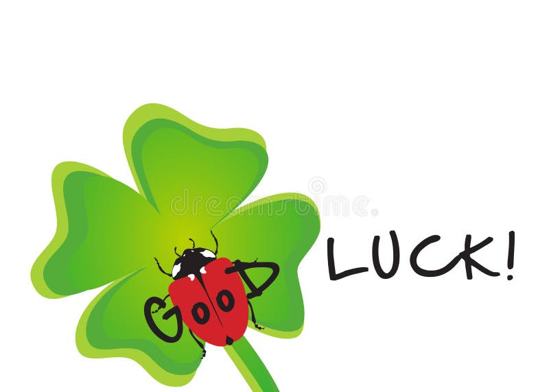 Boa sorte ilustração stock. Ilustração de cumprimentos - 17425168