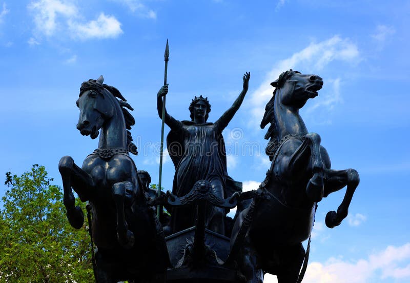 Boadicea and Her Daughters I Stock Photo - Image of daughters, boadicea ...
