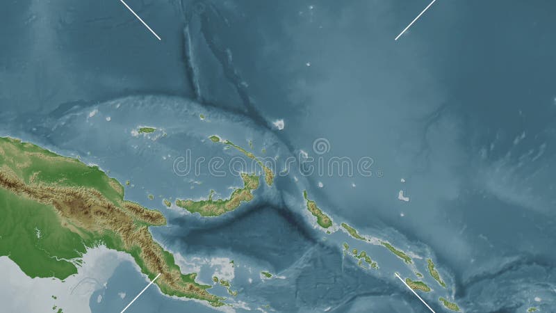 Boang Island in the South Pacific Ocean. Physical Map. Slide Stock Video - Video of boang, shape ...