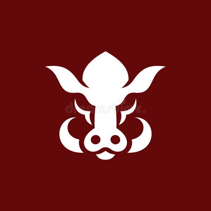Animal Boar Geometric Silhouette Modern Logo Design, Wild Animal ...