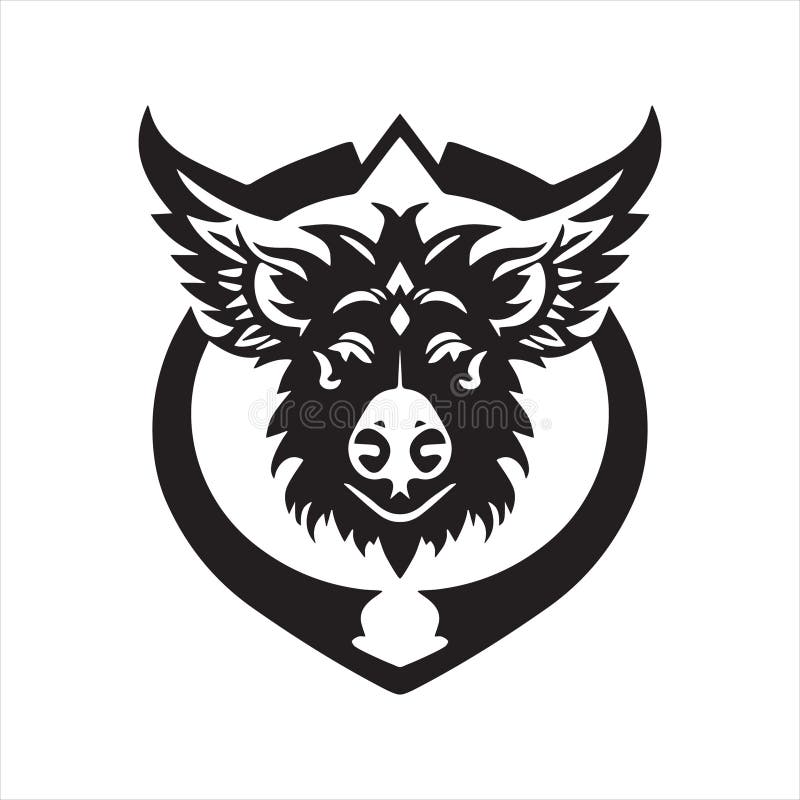 Boar logo vector template stock vector. Illustration of head - 303347530