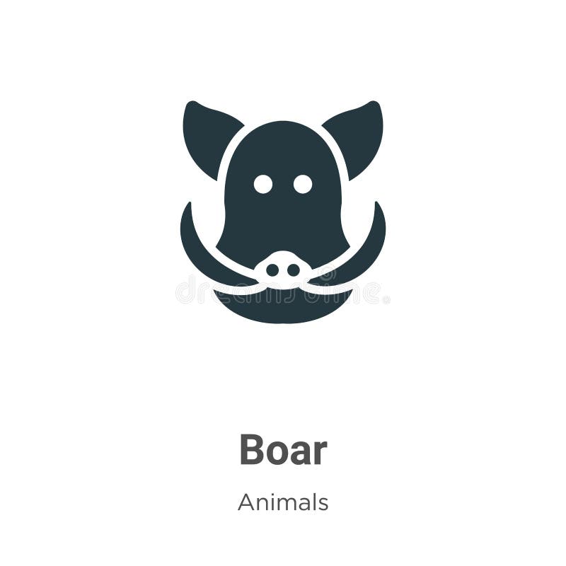 Boar Icon. Trendy Flat Vector Boar Icon On White Background From Stock ...