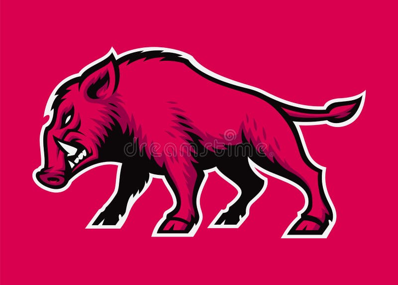 Boar Vector Logo stock vector. Illustration of animal - 235031679