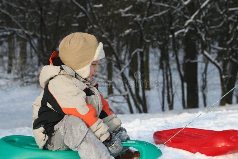 On board stock photo. Image of playing, snow, children - 422078