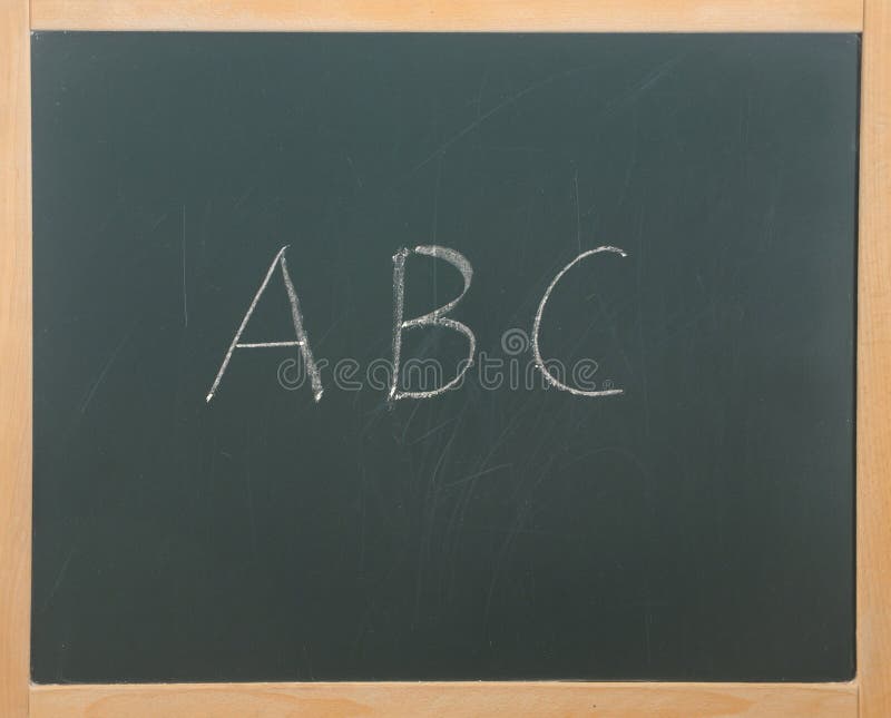 Board with ABC stock photo. Image of read, education - 15584442