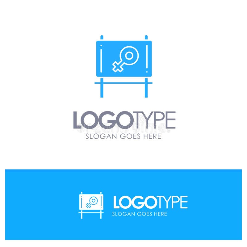 Board, Ad, Message Blue Logo Vector Stock Vector - Illustration of ...