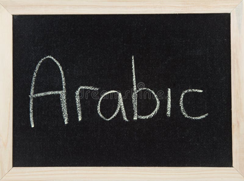Board with ARABIC stock photo. Image of subject, frame - 20368626