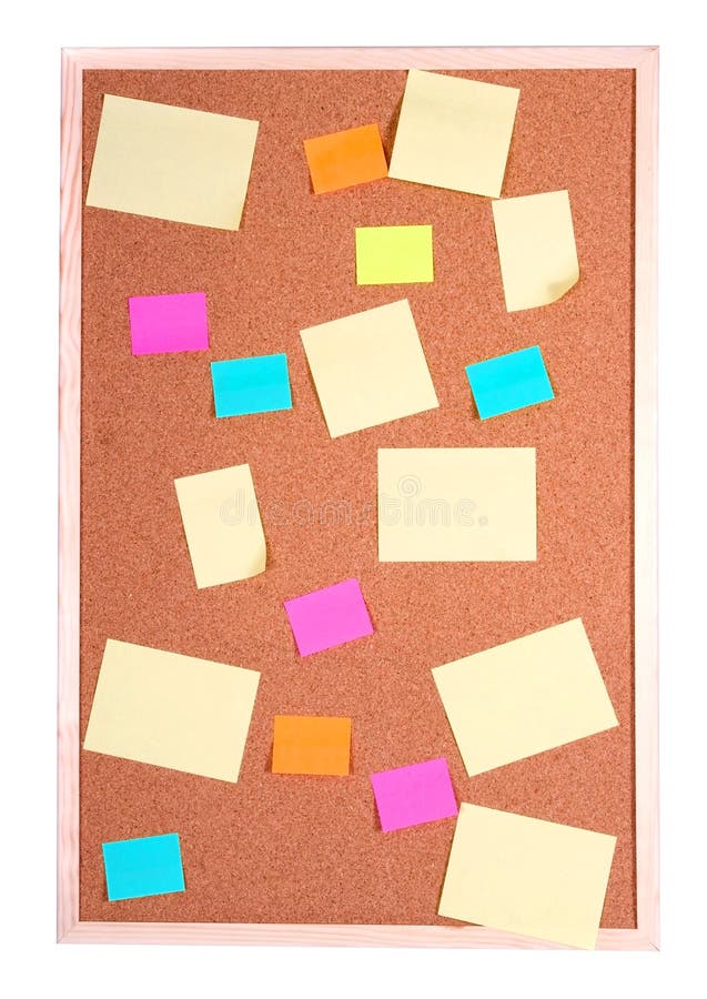 Cork board stock image. Image of office, note, message - 846509