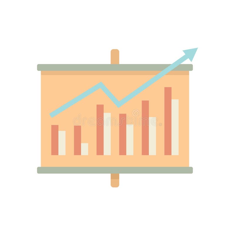 Board Chart Mission Icon Flat Isolated Vector Stock Vector ...