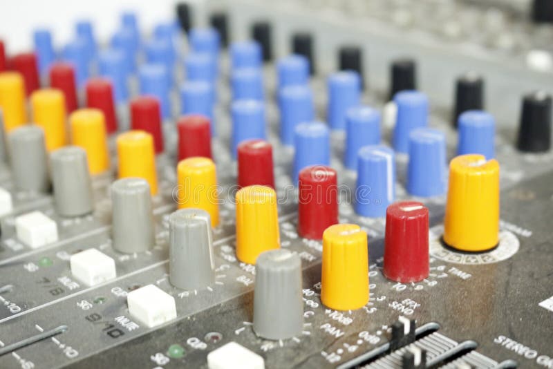 Board control sound stock photo. Image of background - 95335824