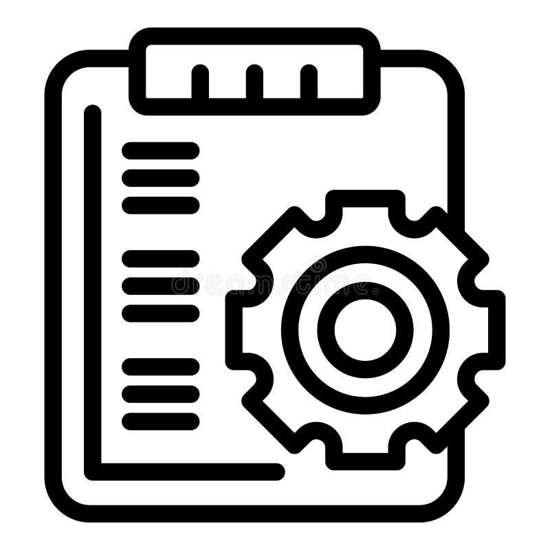 Engineer Factory Equipment Icon Outline Vector. Work Machine Stock ...
