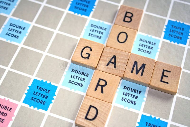 Board Game stock image. Image of tile, wood, pieces, words - 27218375