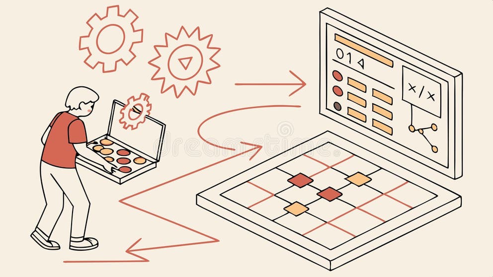 Board Game Isometric, Game and Strategy for Tabletop Play Design Vector ...