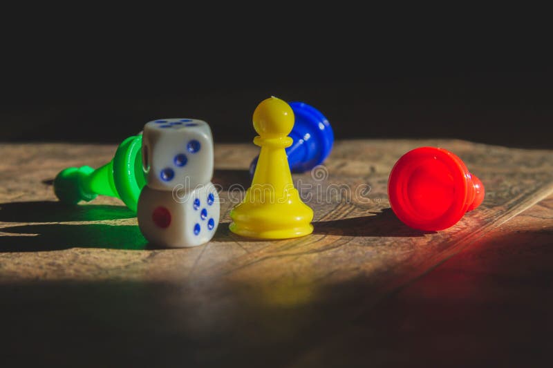 Board Game Kit. Vintage Style Game. Land Conquest Strategy Stock Image ...