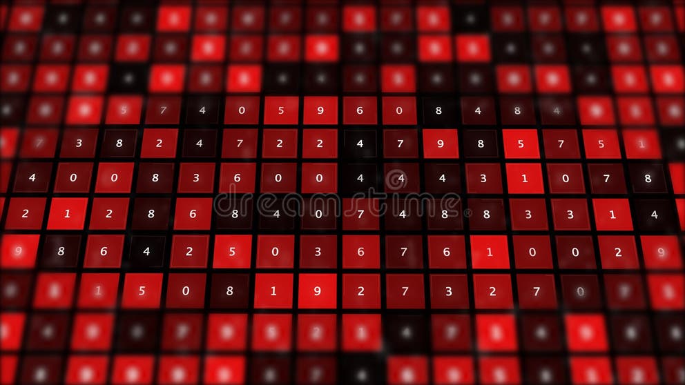 Board Game Lotto Abstract Background. Stock Illustration - Illustration ...