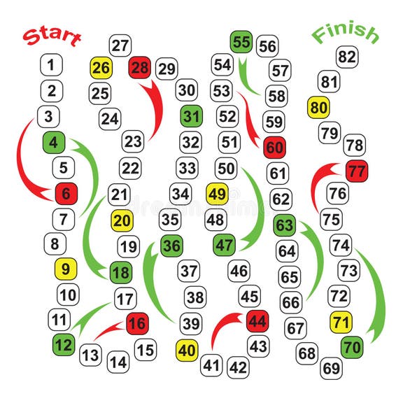 The Board game stock vector. Illustration of puzzle, color - 76354308