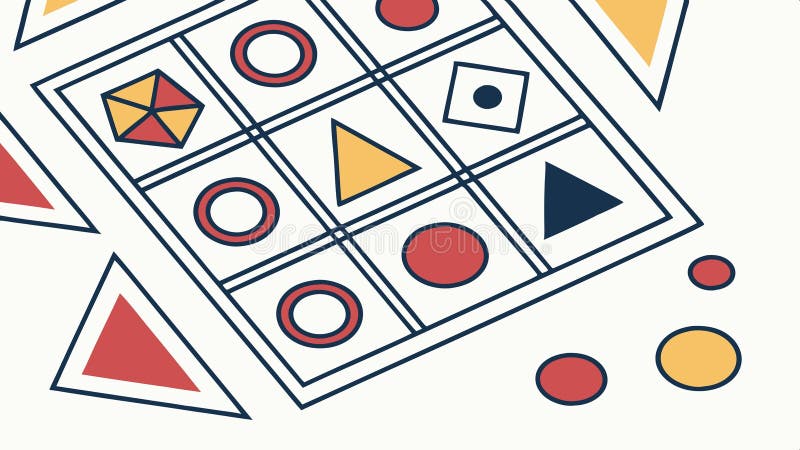Board Game Pattern with Markers, Leisure Activity Design Vector Design ...