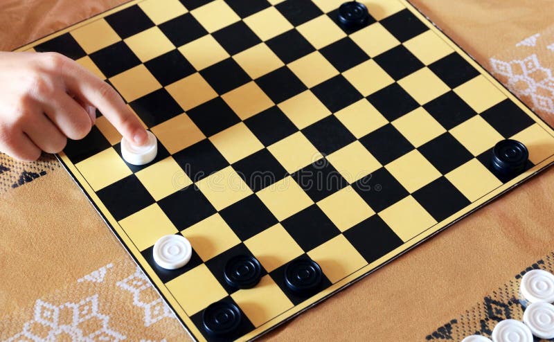 Chess Board with Black and White Squares. Stock Image - Image of ...