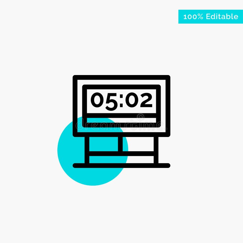 Board, Game, Score, Scoreboard Turquoise Highlight Circle Point Vector ...