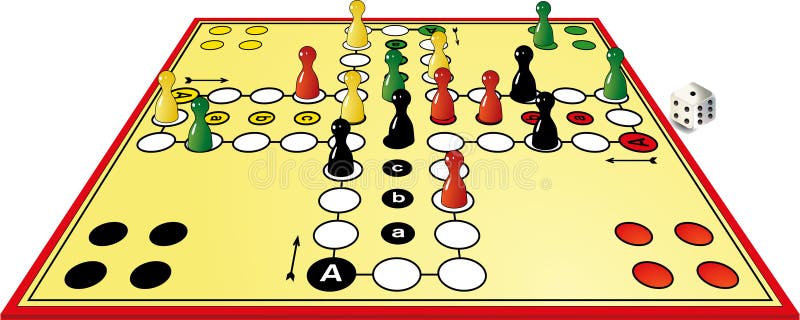 Board Games and Tools. Various Tools for Board Games Stock Vector ...