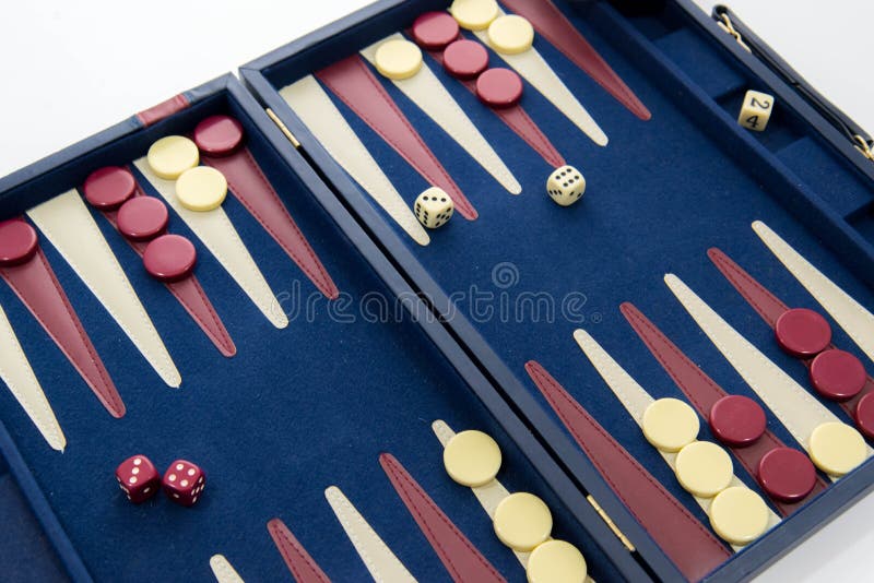 Board Games - Backgammon in Play Stock Photo - Image of playing, board ...