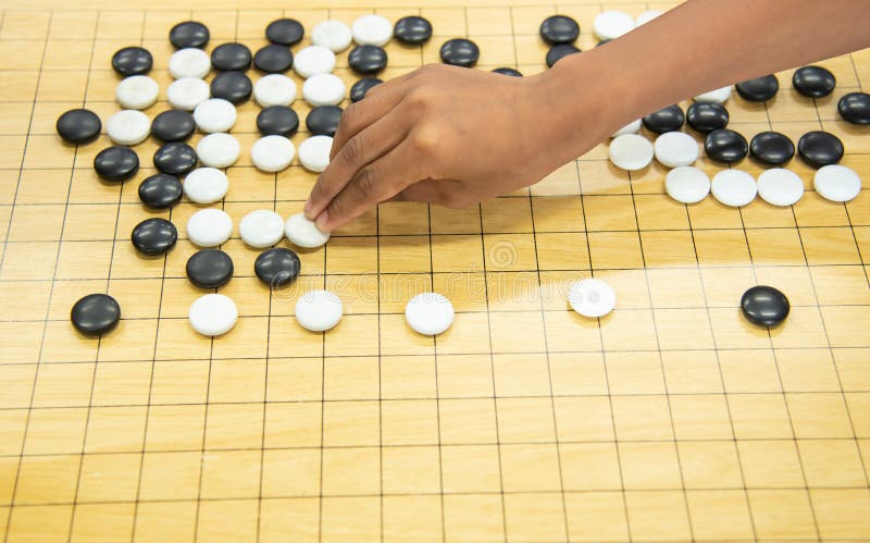 Board GO game stock image. Image of competitive, stone - 141672901