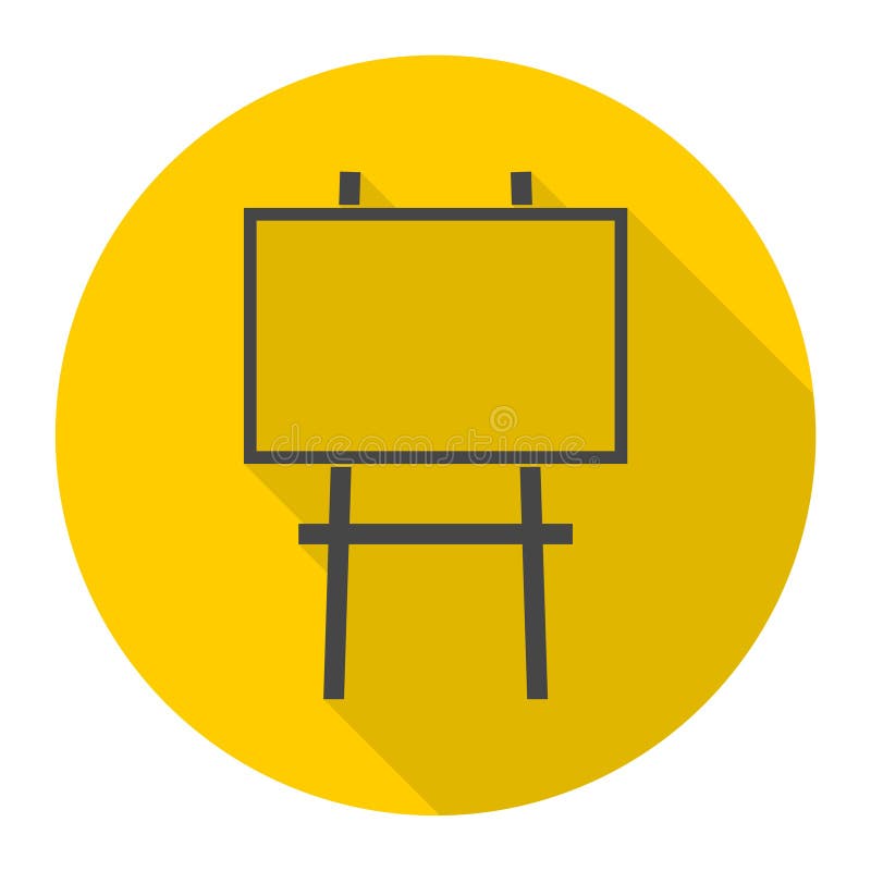 Board icon stock vector. Illustration of canvas, frame - 119013039