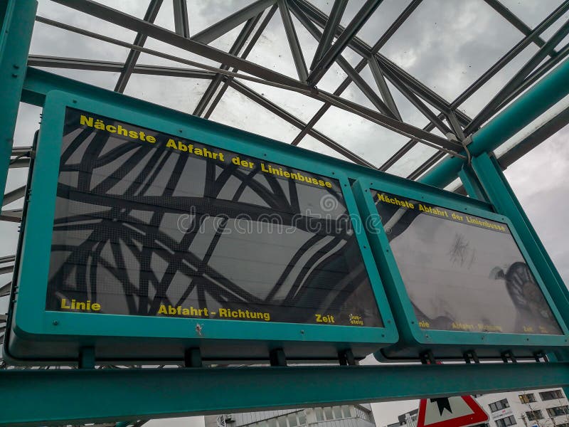 Electronic Panel Defective Display Bus Editorial Photo - Image of ...