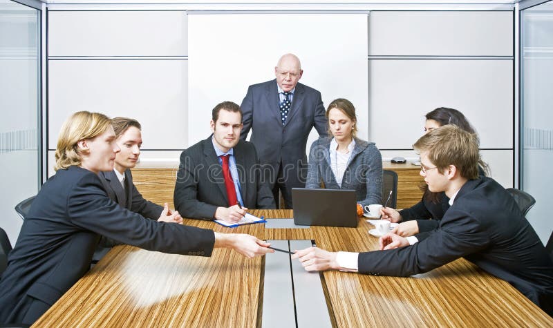 Boardroom meeting stock photo. Image of handing, room - 13106908