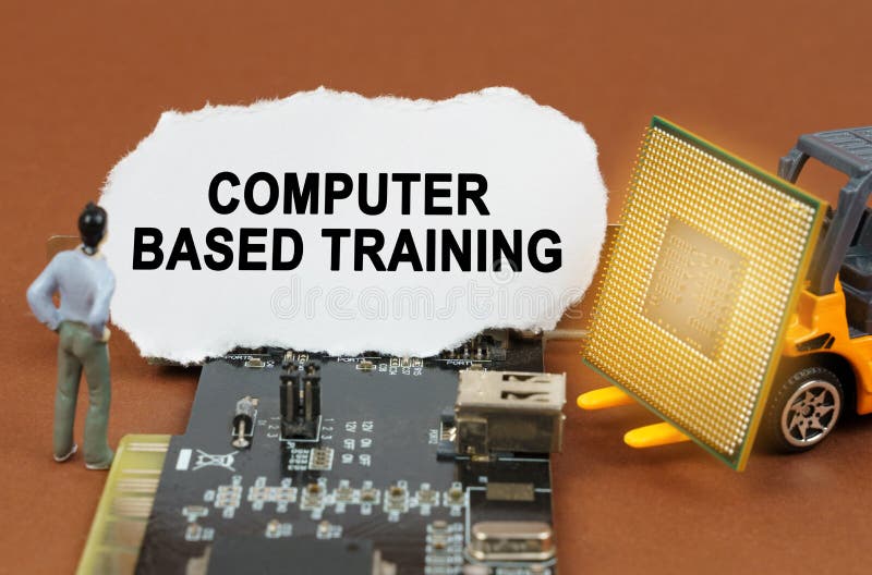 On the Board with Microcircuits Lies a Paper Plate with the Inscription ...