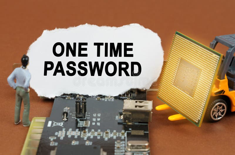 On the Board with Microcircuits Lies a Paper Plate with the Inscription ...