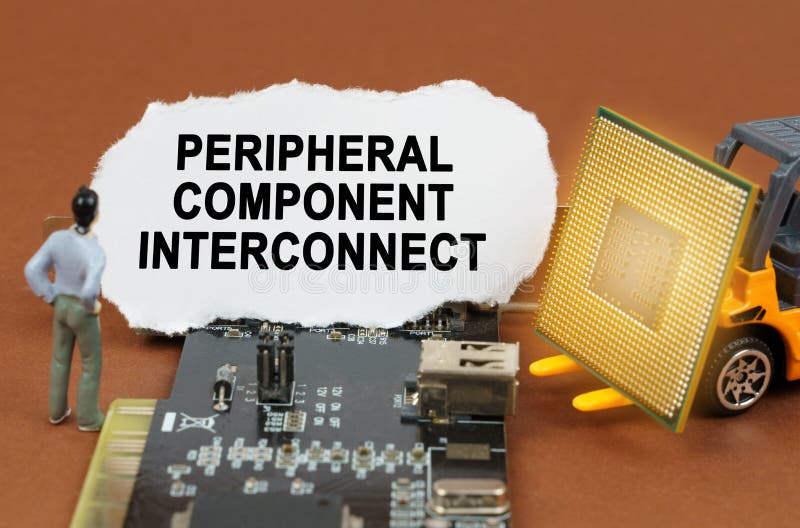 On the Board with Microcircuits Lies a Paper Plate with the Inscription ...