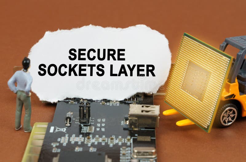 On the Board with Microcircuits Lies a Paper Plate with the Inscription ...