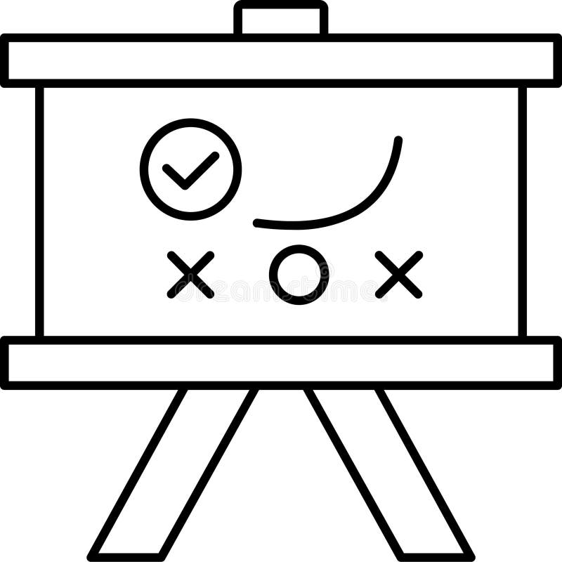 Board Outline Vector Icon that Can Easily Edit or Modify. Stock Vector ...