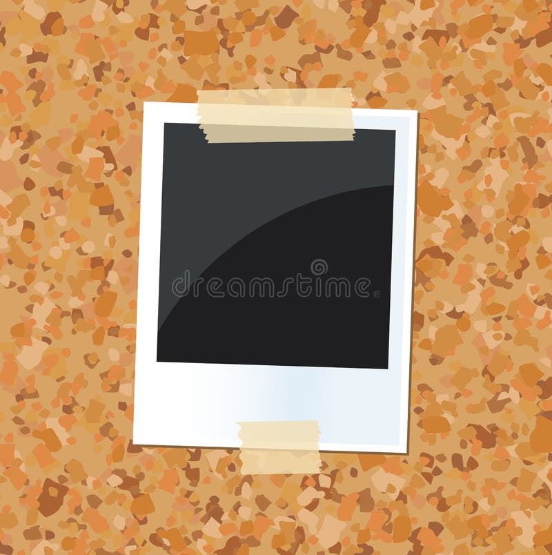 Pin board stock vector. Illustration of frame, note, schedule - 10472504