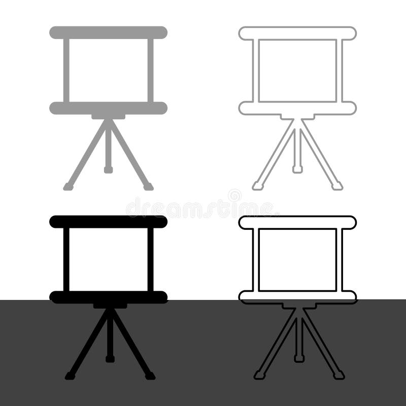 Board for Presentations Business Screen Billboard Projector Roller Set ...