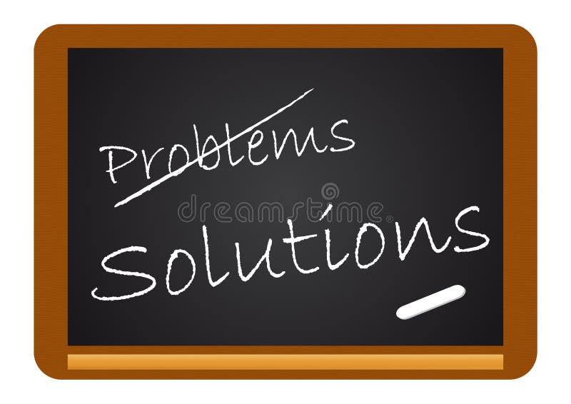 Board Problems/Solutions stock vector. Illustration of single - 19946742