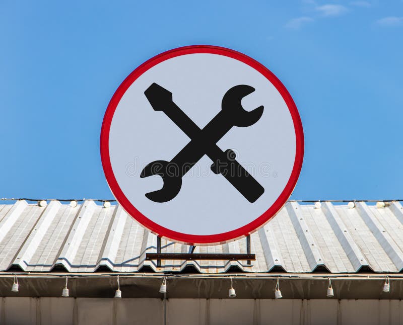 Board of Service and Repair Stock Photo - Image of installed, mechanic ...