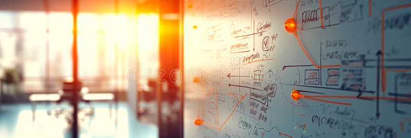 Board with Short Notes and Diagrams Highlighting Clarity of Educational ...