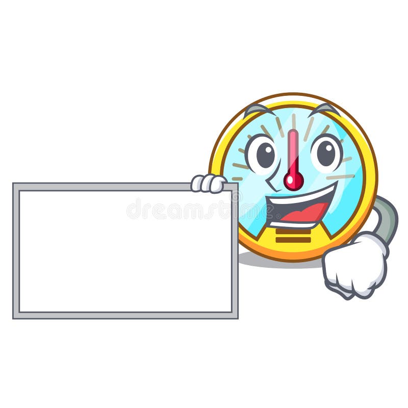 With Board Speedometer in the a Cartoon Shape Stock Vector ...