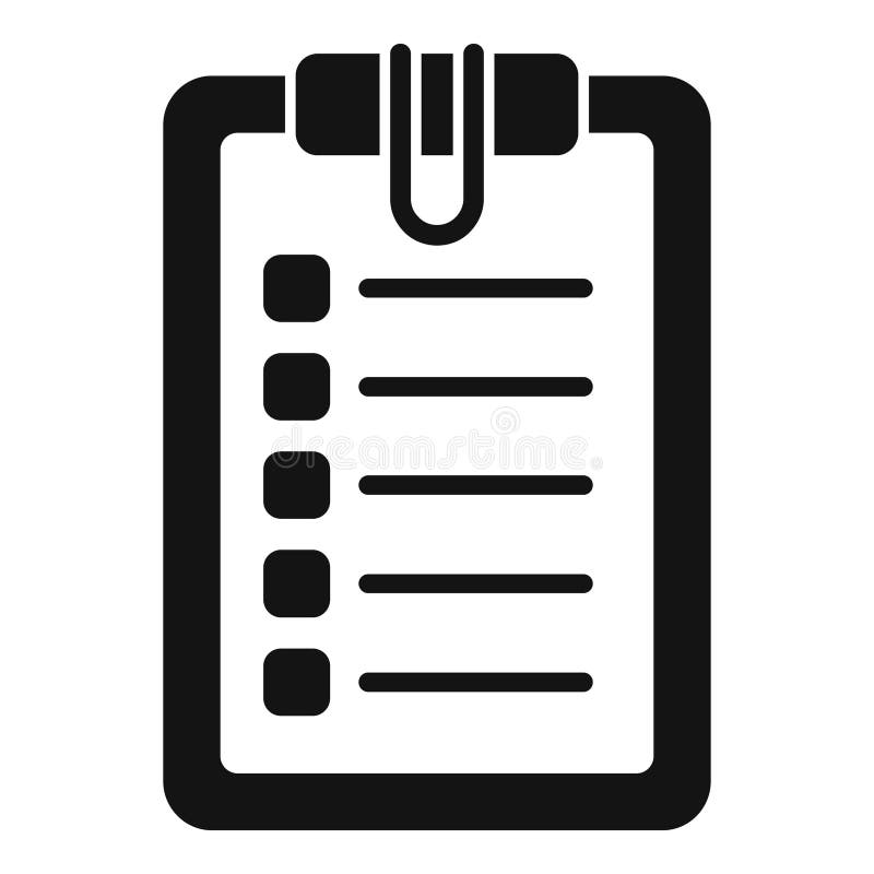 Board Task Schedule Icon Simple Vector. Person Event Stock Illustration ...