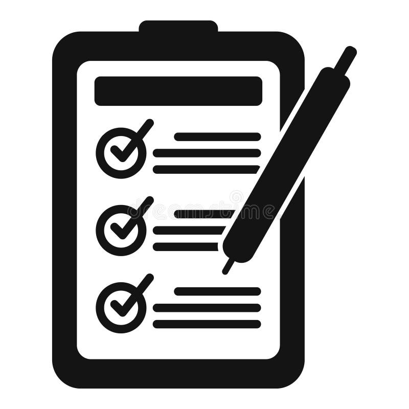 Board Task Schedule Icon Simple Vector. Person Event Stock Vector ...