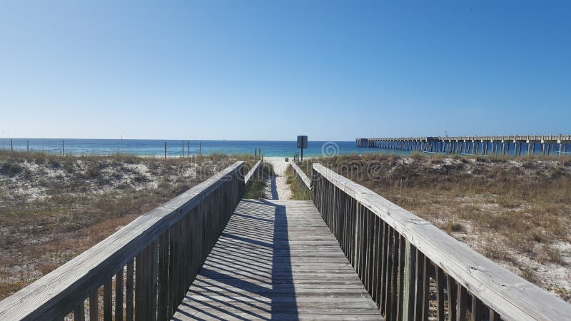 Board Walk stock image. Image of wooden, beach, bridge - 63011533