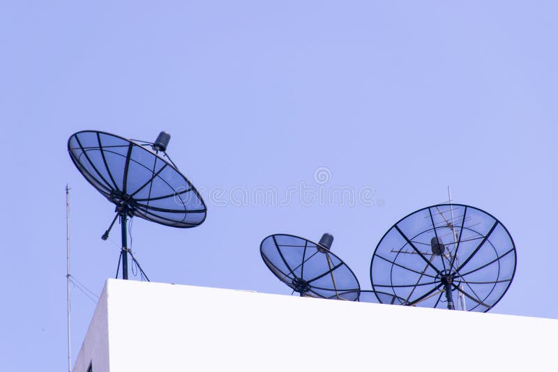 Television satelite stock photo. Image of electronics - 6156510