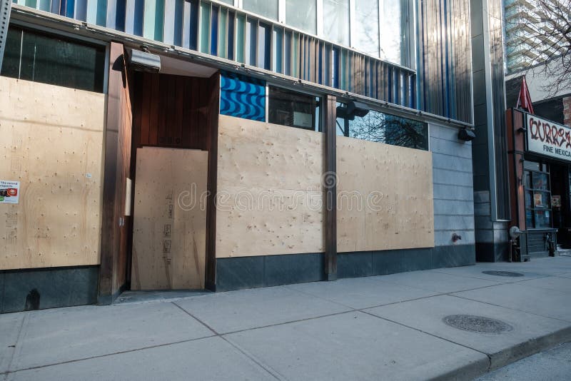Boarded Storefront - Toronto, Canada during the Covid-19 Pandemic ...
