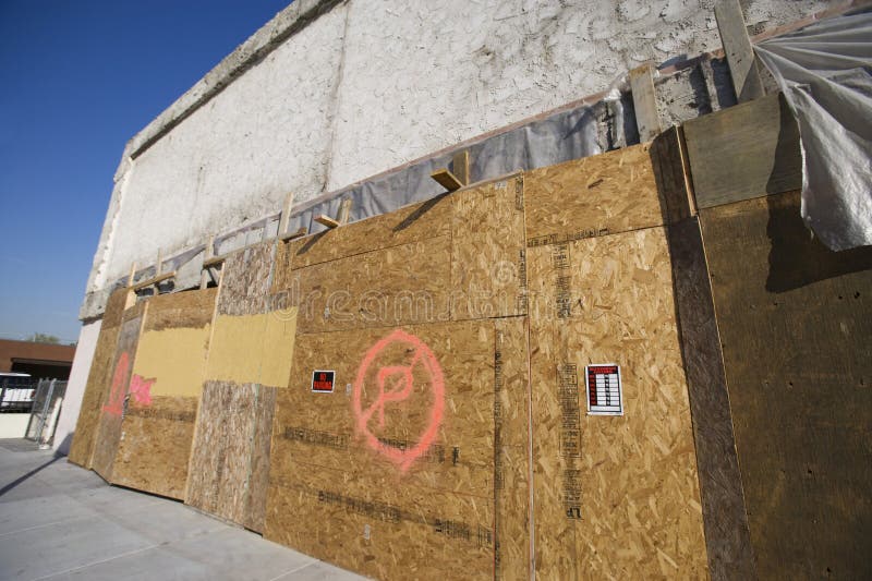 Boarded Up Building stock photo. Image of exterior, outdoors - 29661118