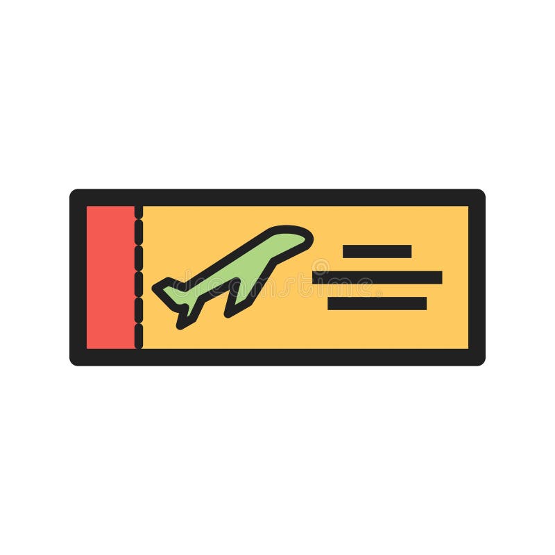 Plane Tickets stock vector. Illustration of ticket, airport - 101433501