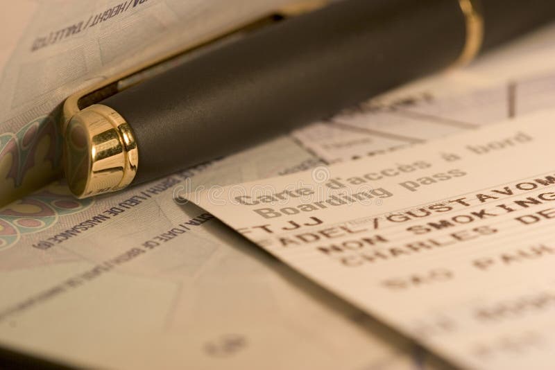 Boarding Card II stock image. Image of passport, boarding - 34173