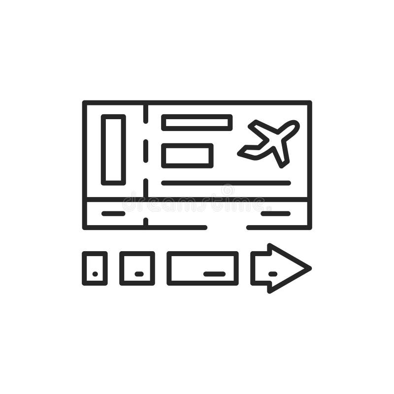 Editable Boarding Pass Template Ticket Stock Illustrations – 36 ...